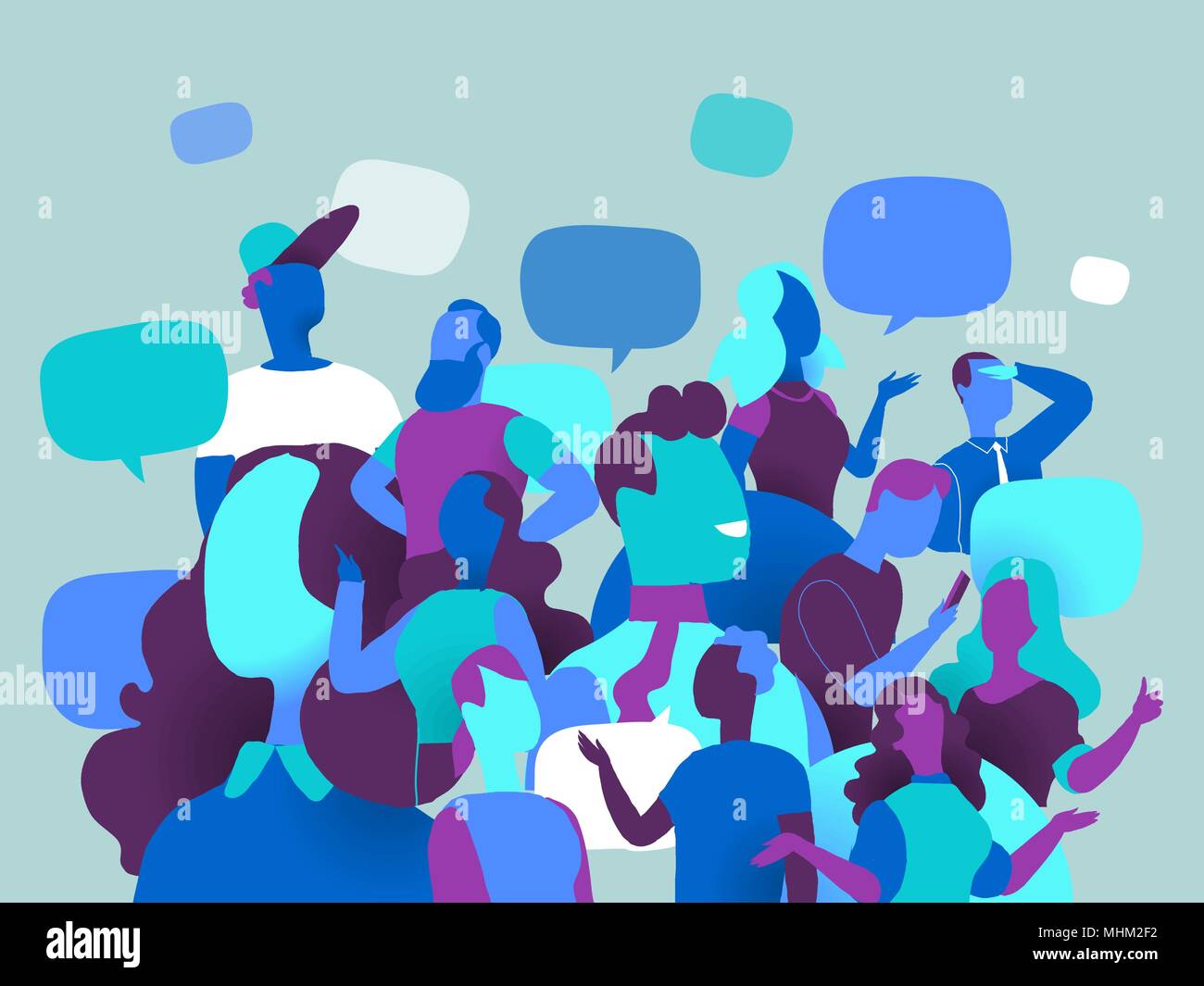 Young people celebrate during a big party Stock Vector Image & Art - Alamy