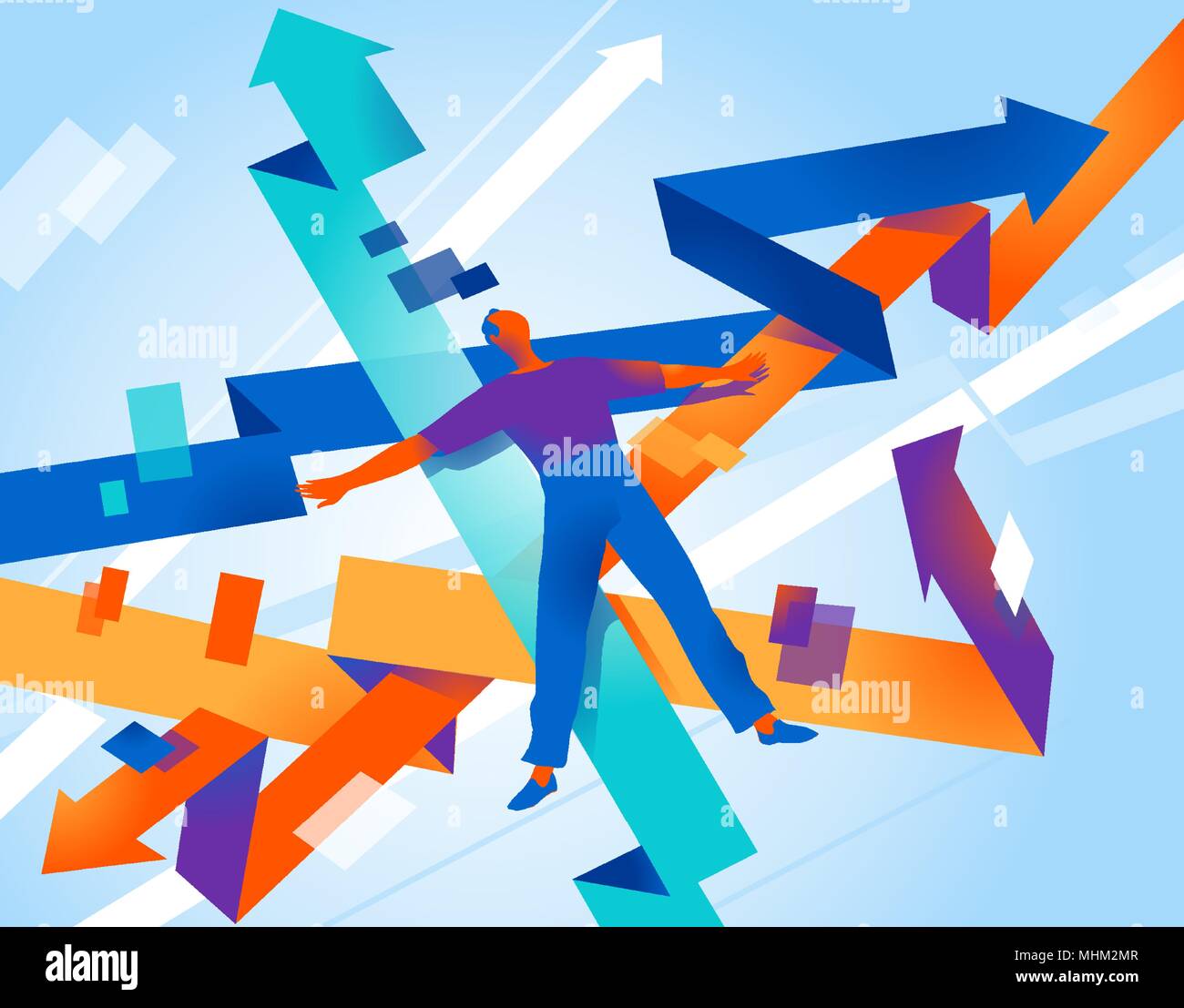Evolution of man graph Stock Vector Images - Alamy