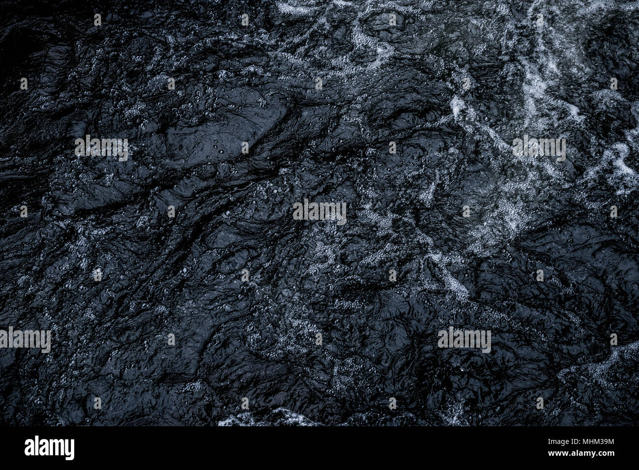 Abstract dark blue Waterfall wave water background texture Stock Photo ...