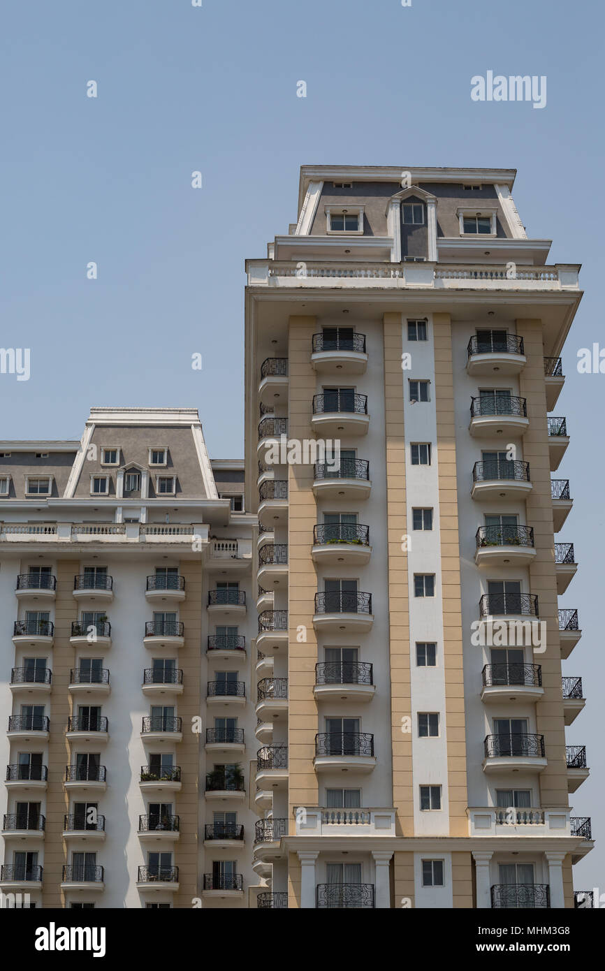 High rise asian architecture,Super modern skyscraper apartment building ...