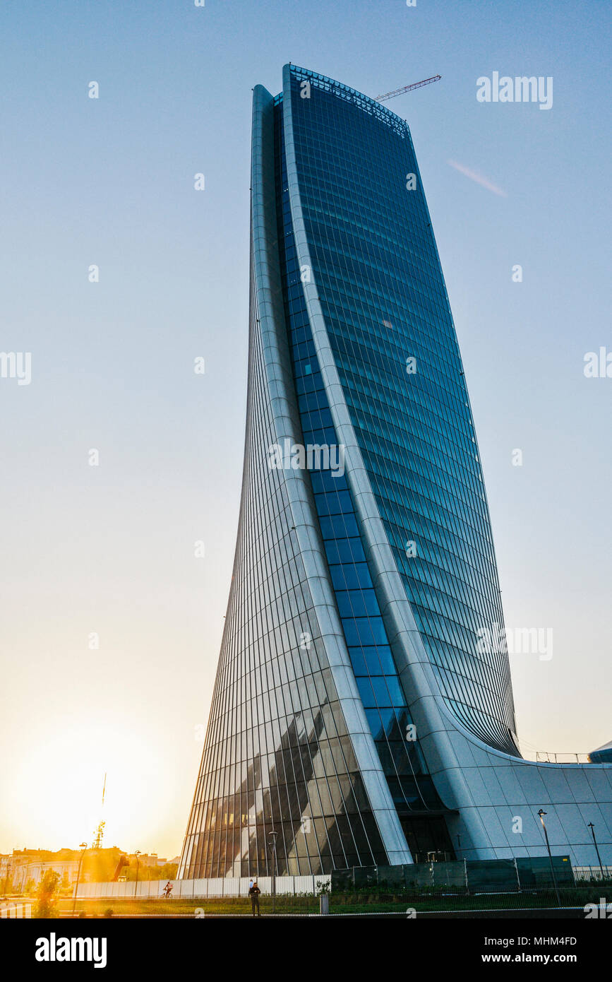 185m Hadid Tower, also known as Lo Storto meaning Twisted in Milan ...