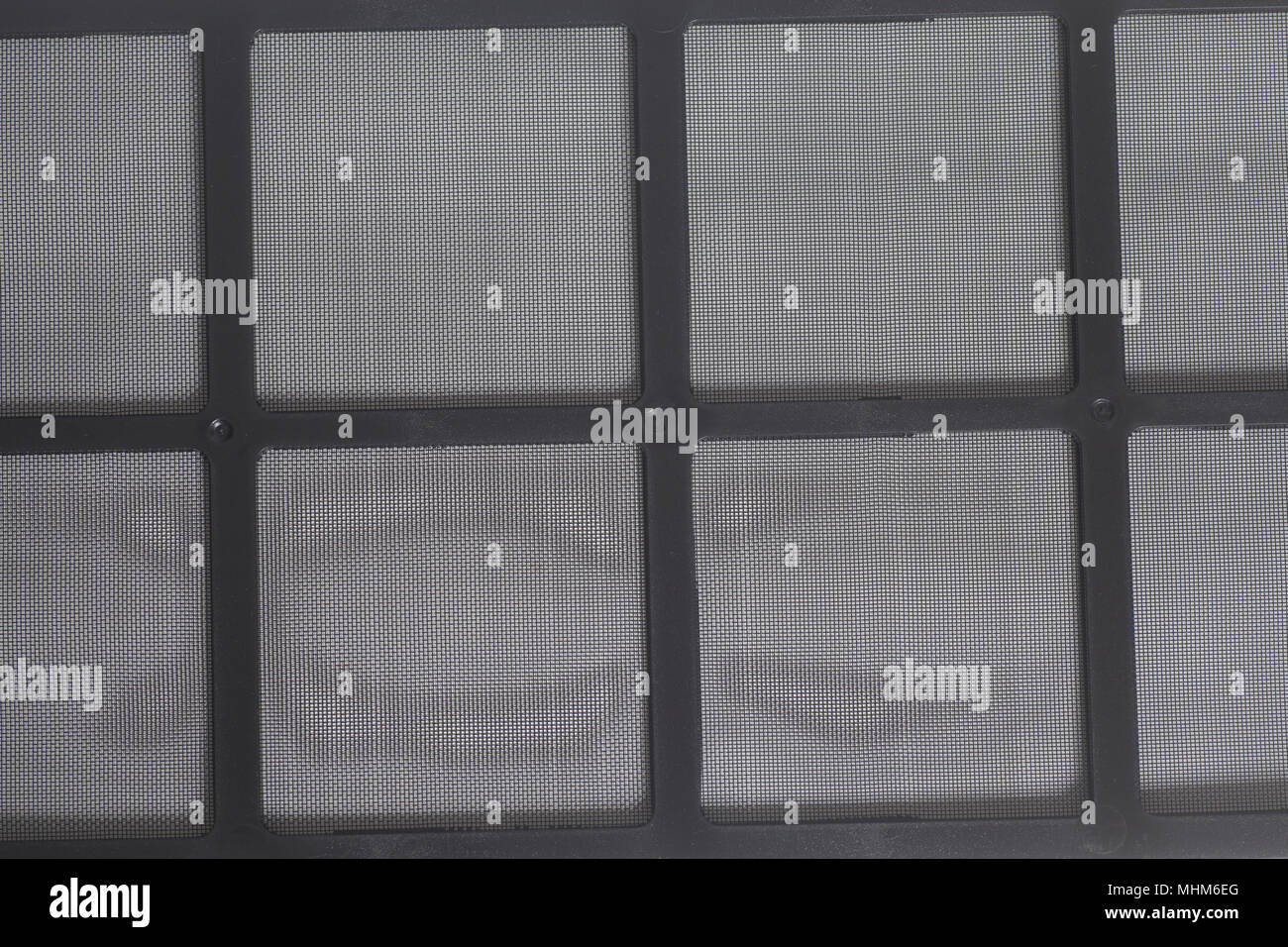 Computer case fan cooling filter close up Stock Photo - Alamy