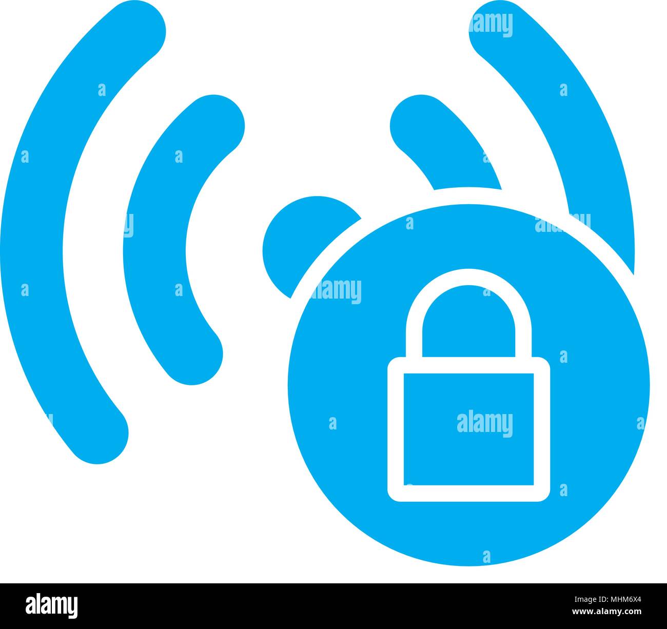 hotspot wifi icon vector template Stock Vector Image & Art - Alamy
