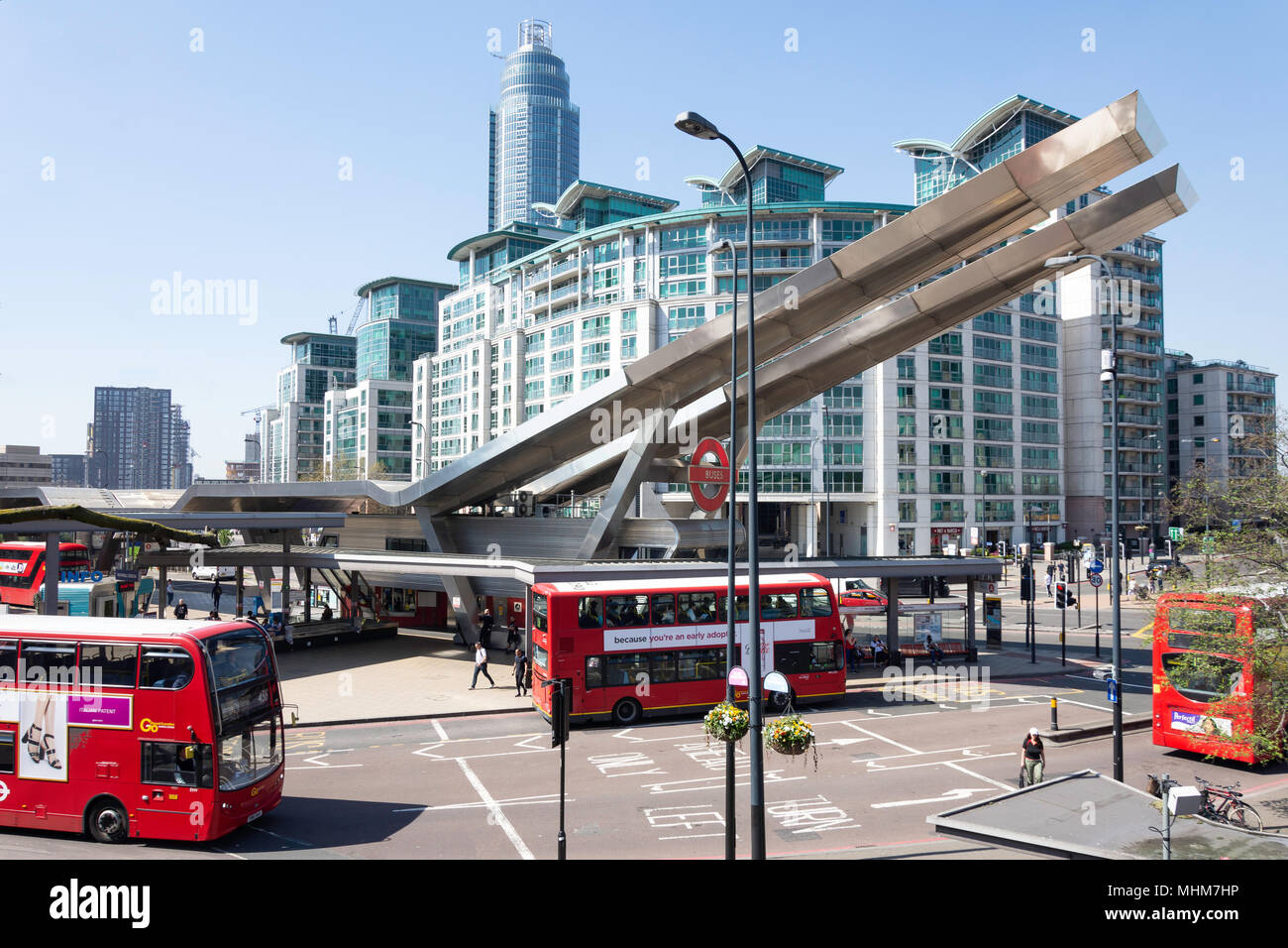The Vauxhall Cross transport interchange, Vauxhall, London Borough of ...