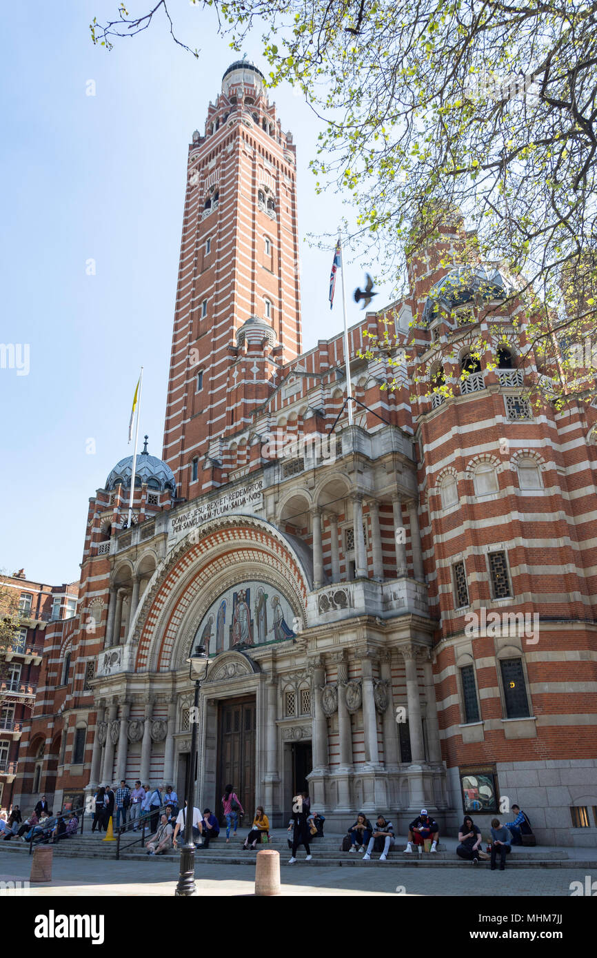 Westminster Cathedral, Victoria Street, Victoria, City of Westminster, Greater London, England ...