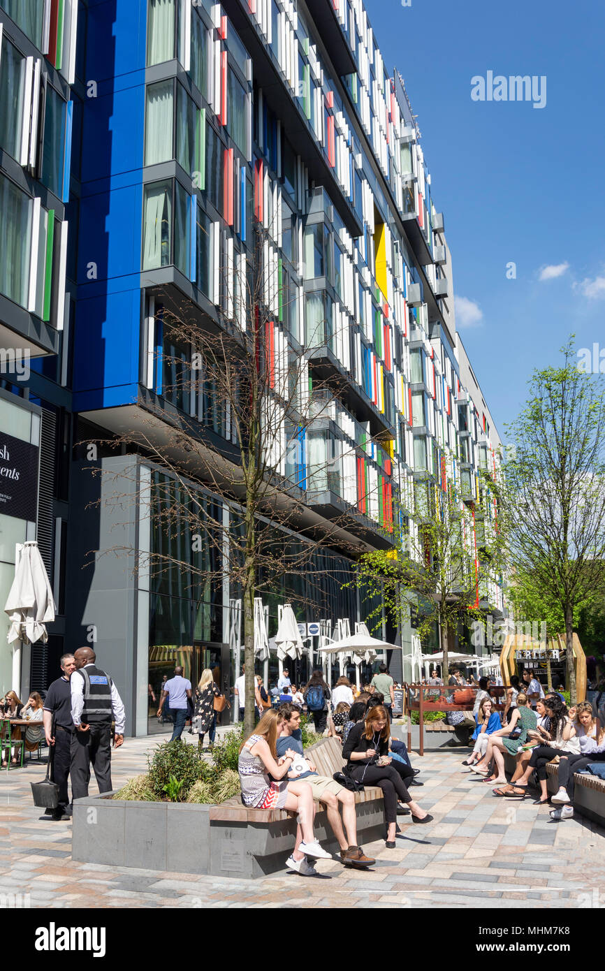 Sir Simon Milton Square, Victoria, City of Westminster, Greater London, England, United Kingdom ...