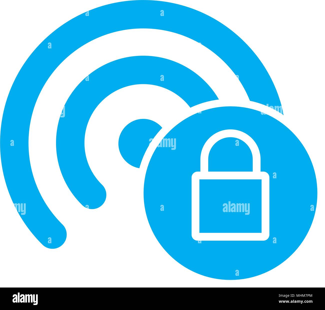 hotspot wifi icon vector template Stock Vector Image & Art - Alamy