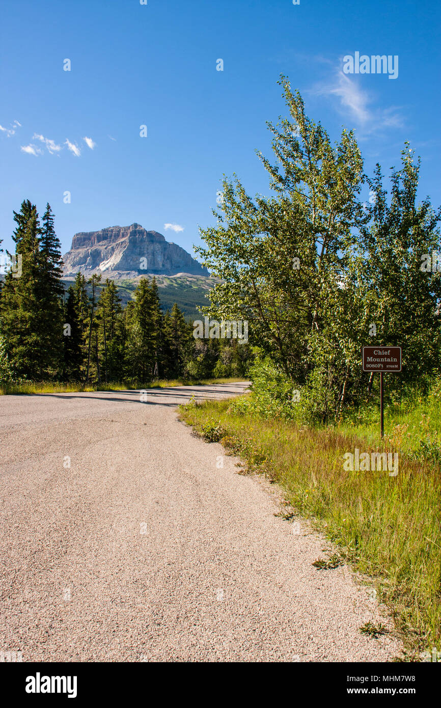 Chief Mountain International Highway and scenic drive passes through ... Chief Mountain International Highway and scenic drive passes through ...