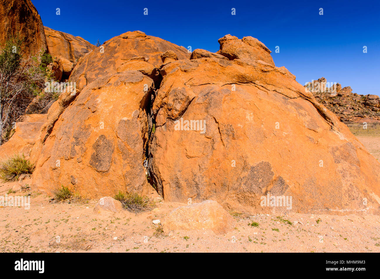 Rocks in the Desert of Namibia Stock Photo - Alamy