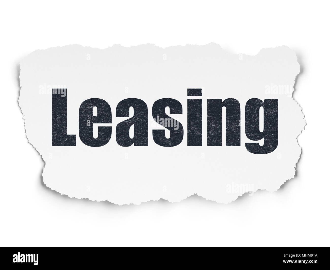 Business concept: Leasing on Torn Paper background Stock Photo - Alamy