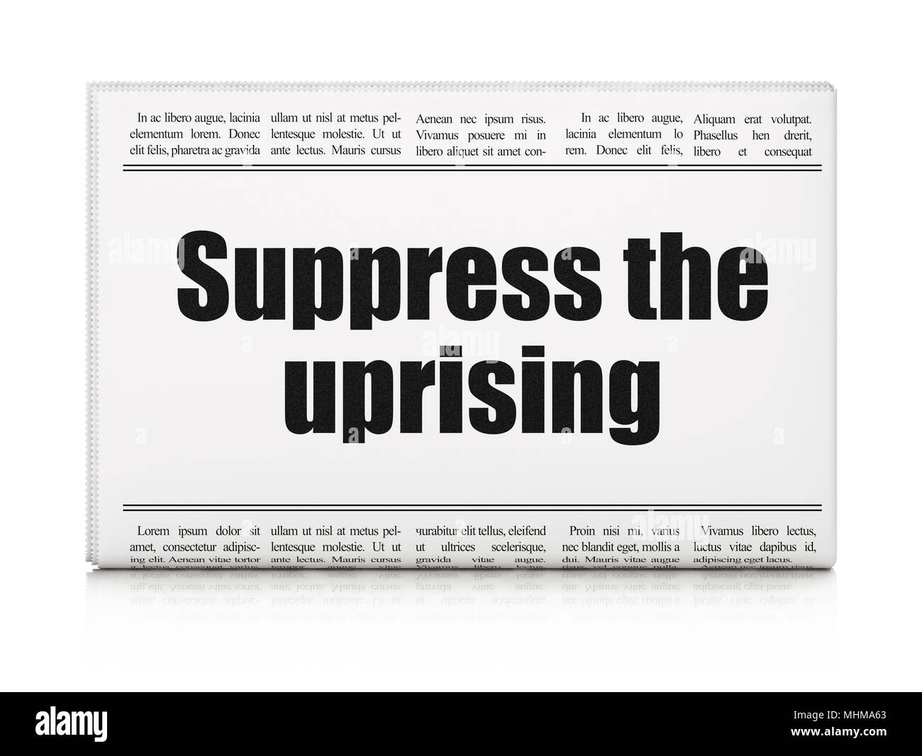 Suppress newspaper hi-res stock photography and images - Alamy