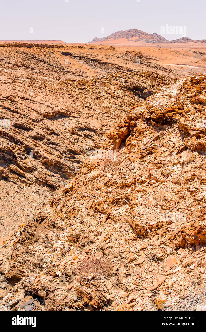 Beautiful landscape of the desert of Namibia Stock Photo - Alamy