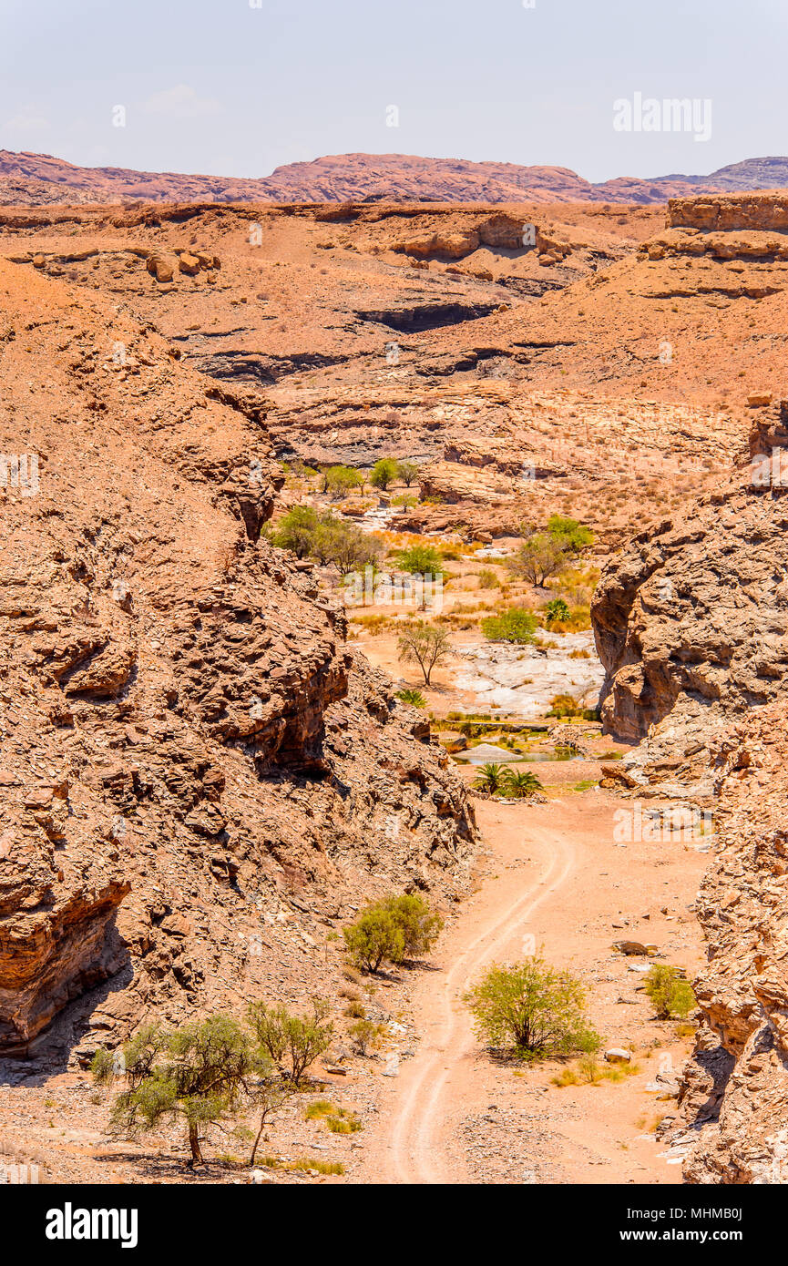 Beautiful landscape of the desert of Namibia Stock Photo - Alamy