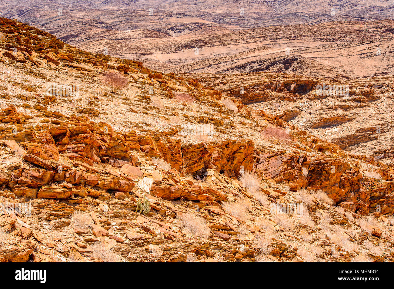 Beautiful landscape of the desert of Namibia Stock Photo - Alamy