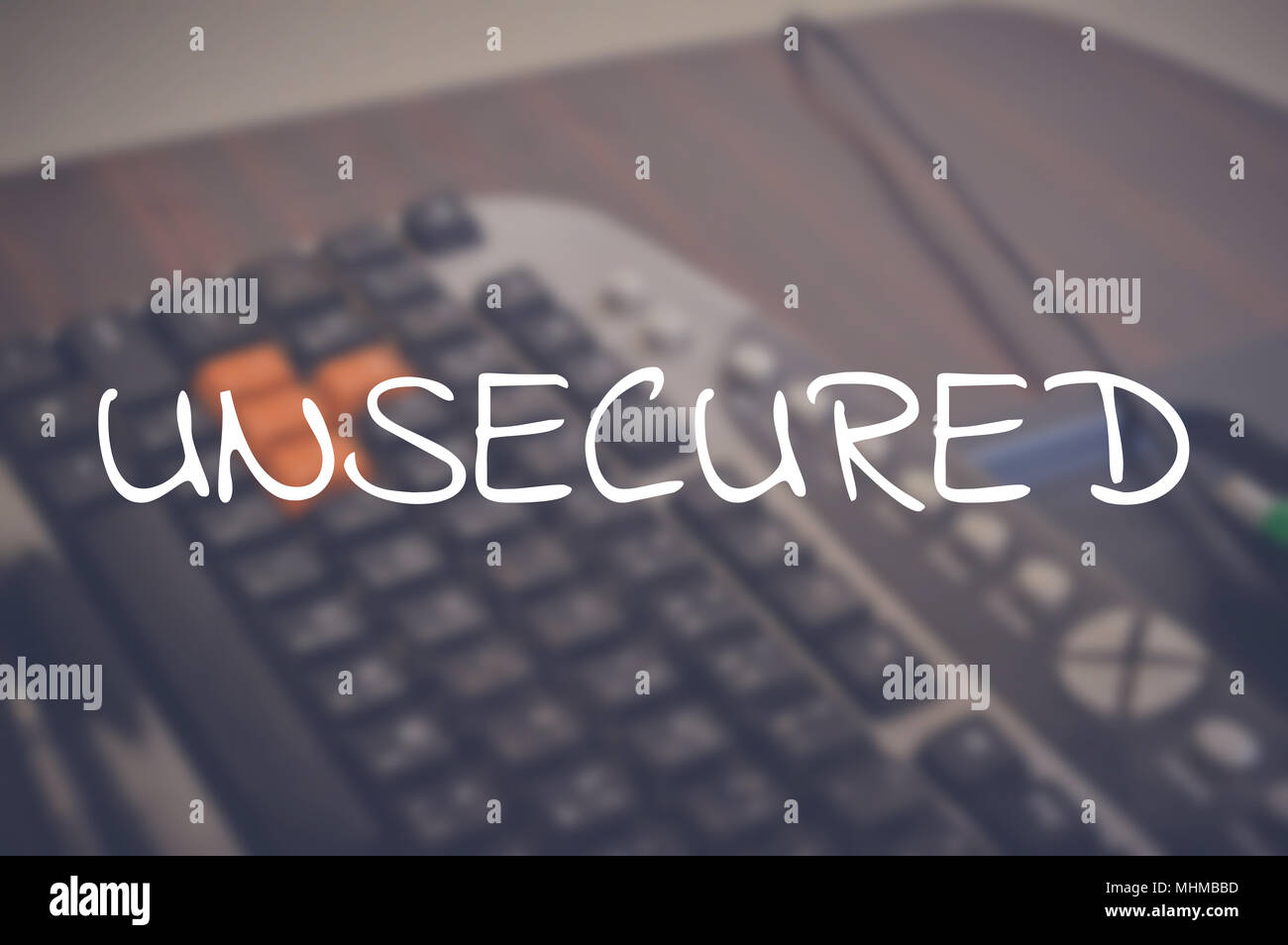 Unsecured hi-res stock photography and images - Alamy