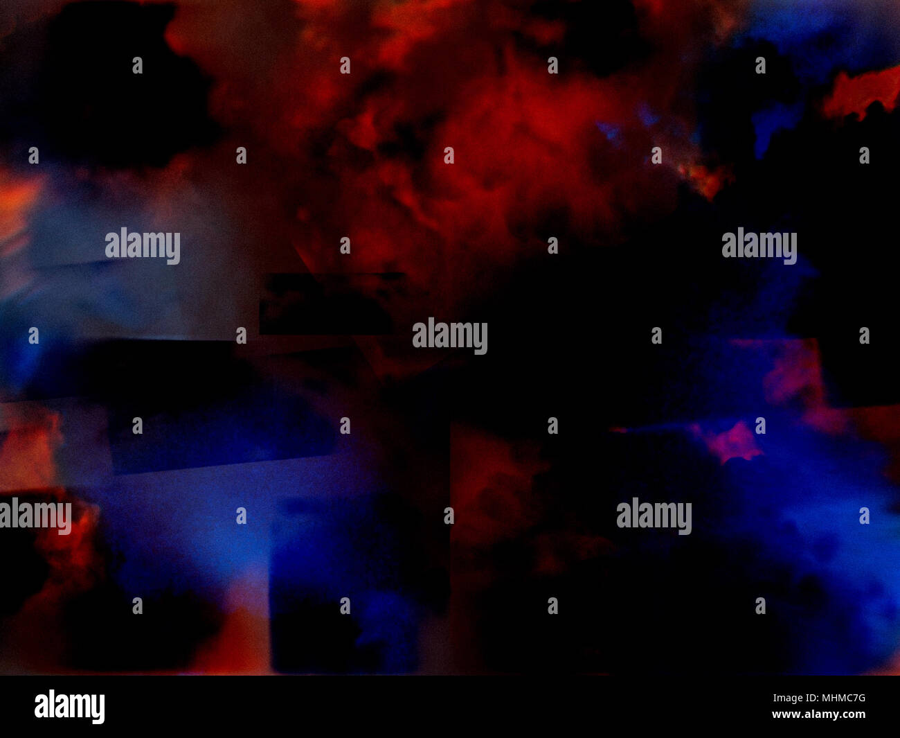 Colorful clouds with overlapping rectangular layers Stock Photo - Alamy