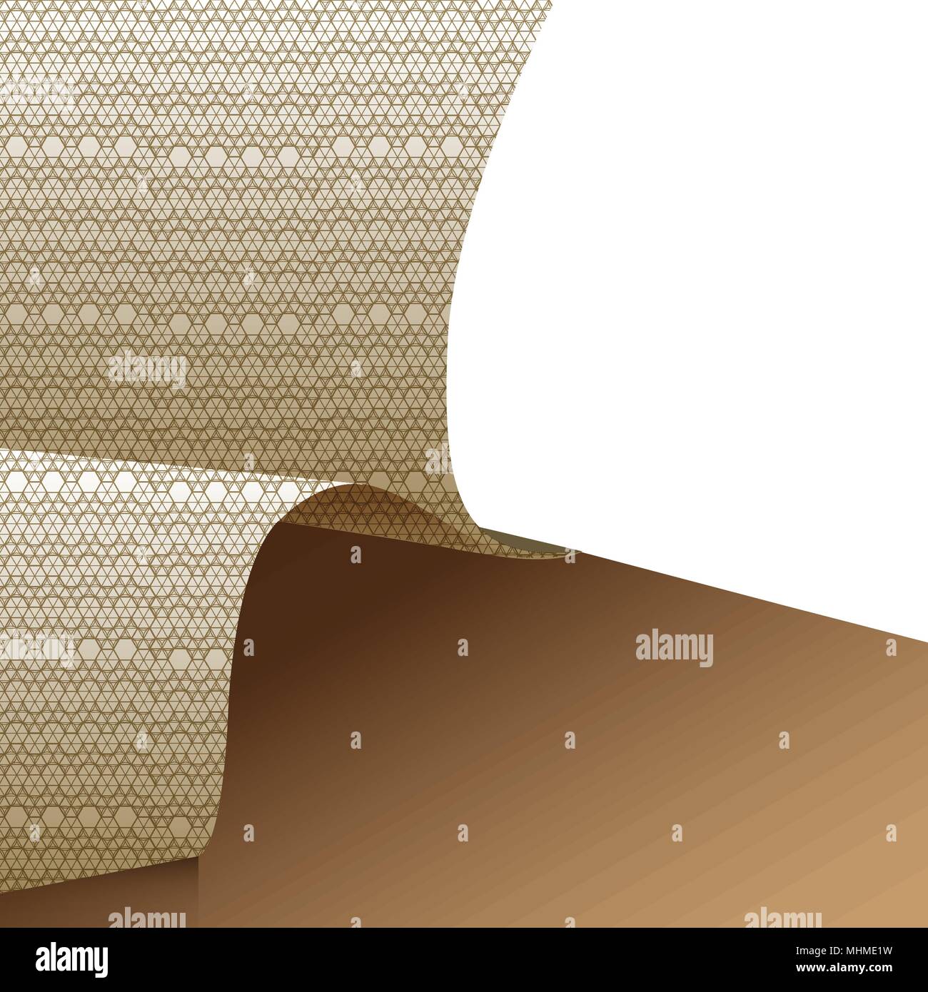 Roll gold paper art hi-res stock photography and images - Alamy