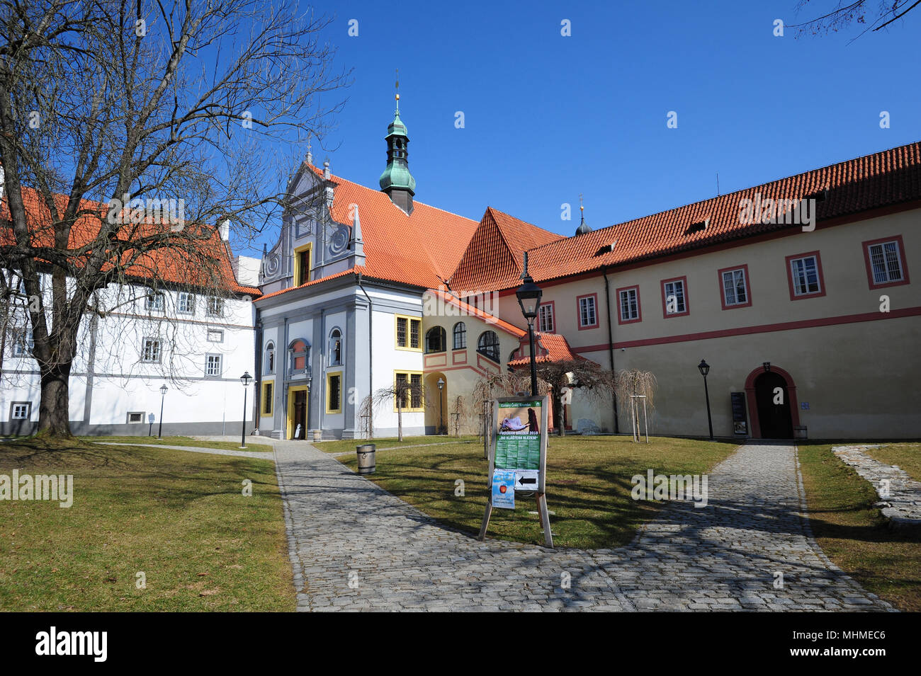 The Minorite Monastery in Cesky Krumlov Stock Photo - Alamy