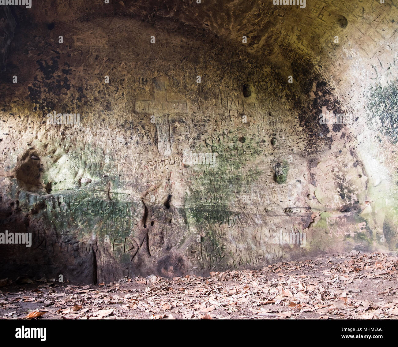 Hermits cave at dale abbey hi-res stock photography and images - Alamy