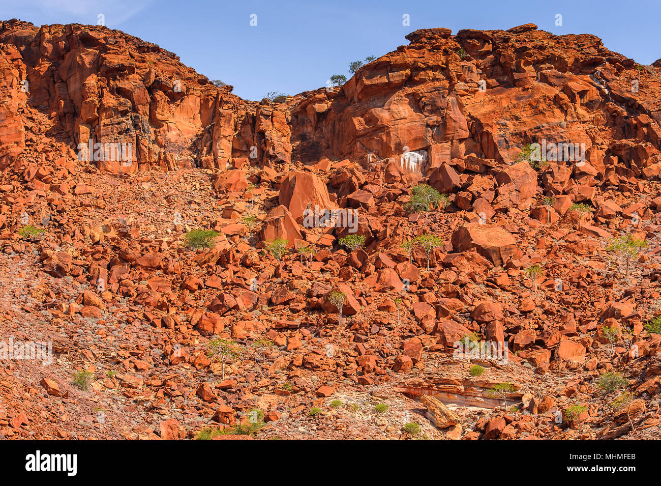 Rocks and stones of Twyfelfontein, Namibia Stock Photo - Alamy