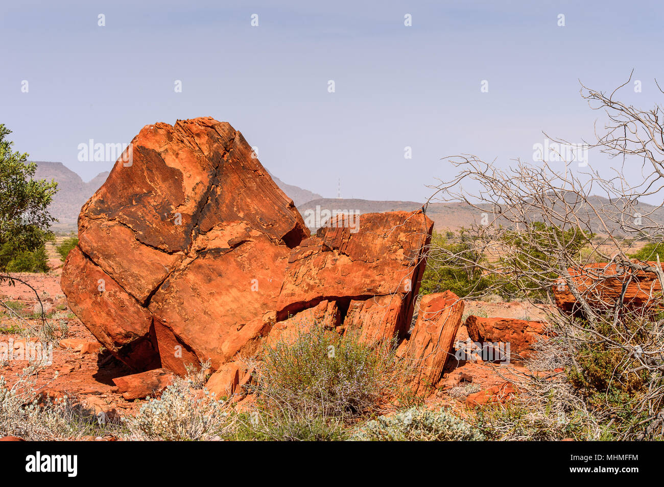 Rocks and stones of Twyfelfontein, Namibia Stock Photo - Alamy