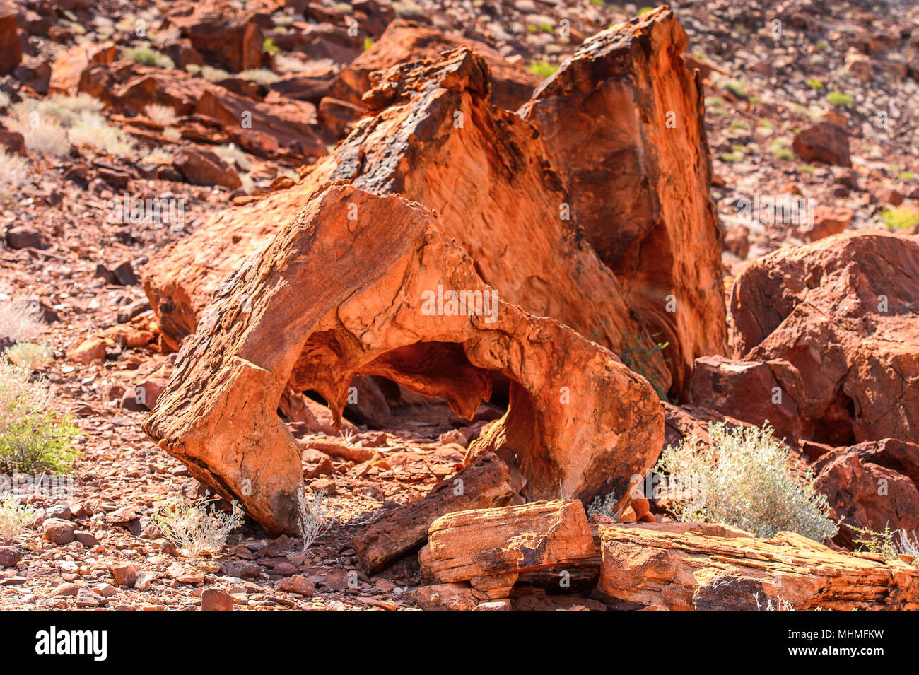 Rocks and stones of Twyfelfontein, Namibia Stock Photo - Alamy