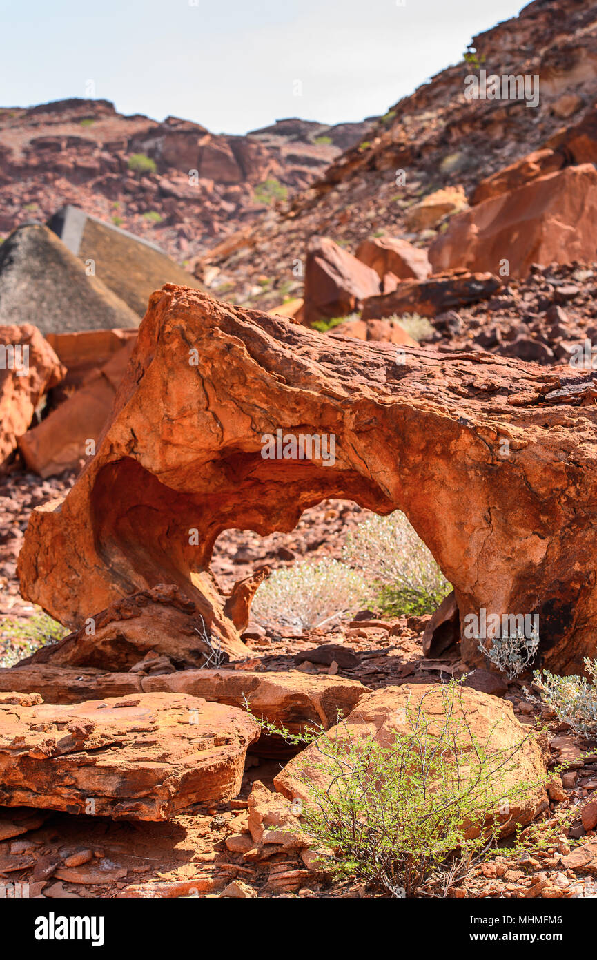 Rocks and stones of Twyfelfontein, Namibia Stock Photo - Alamy
