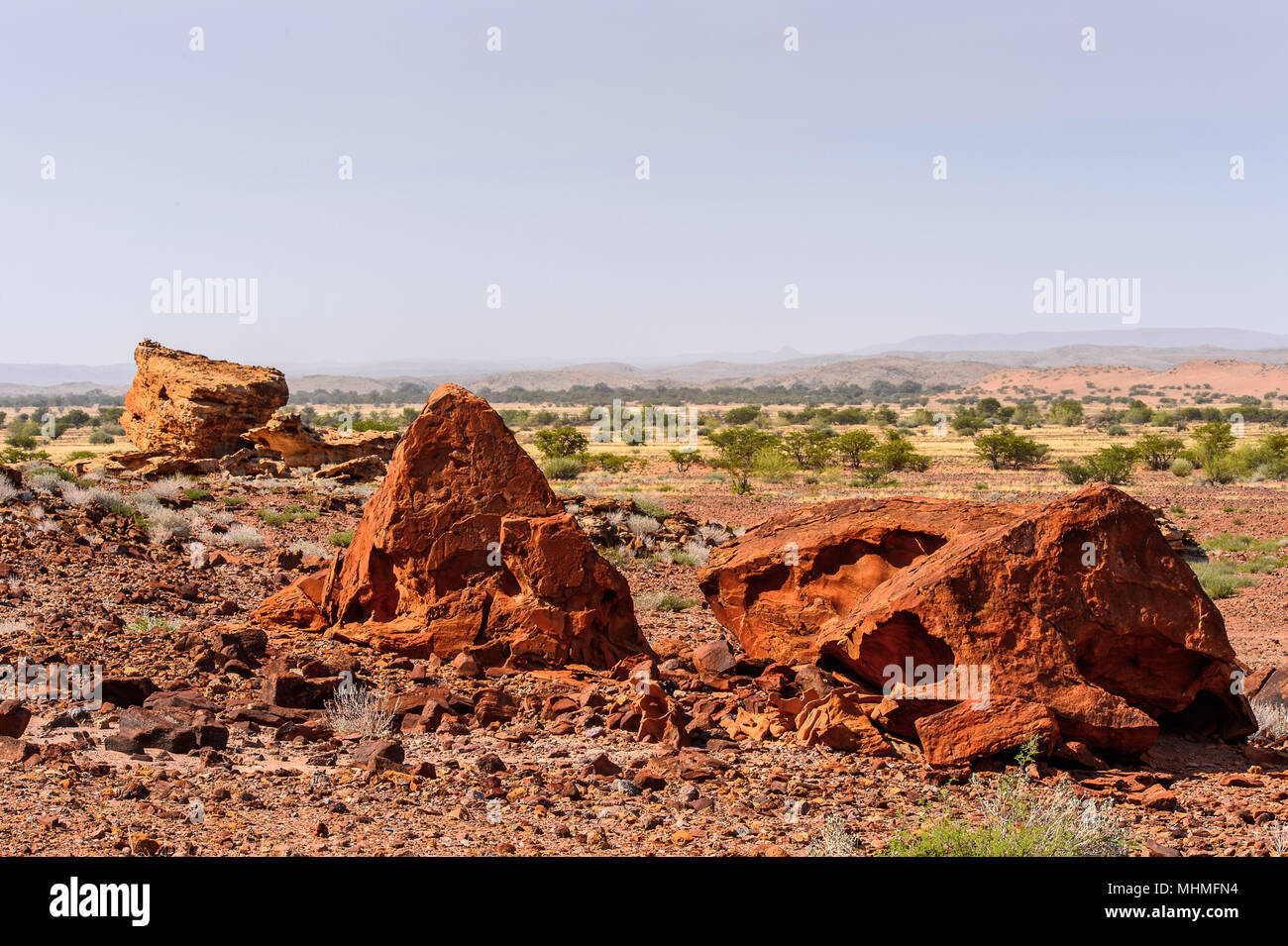 Rocks and stones of Twyfelfontein, Namibia Stock Photo - Alamy