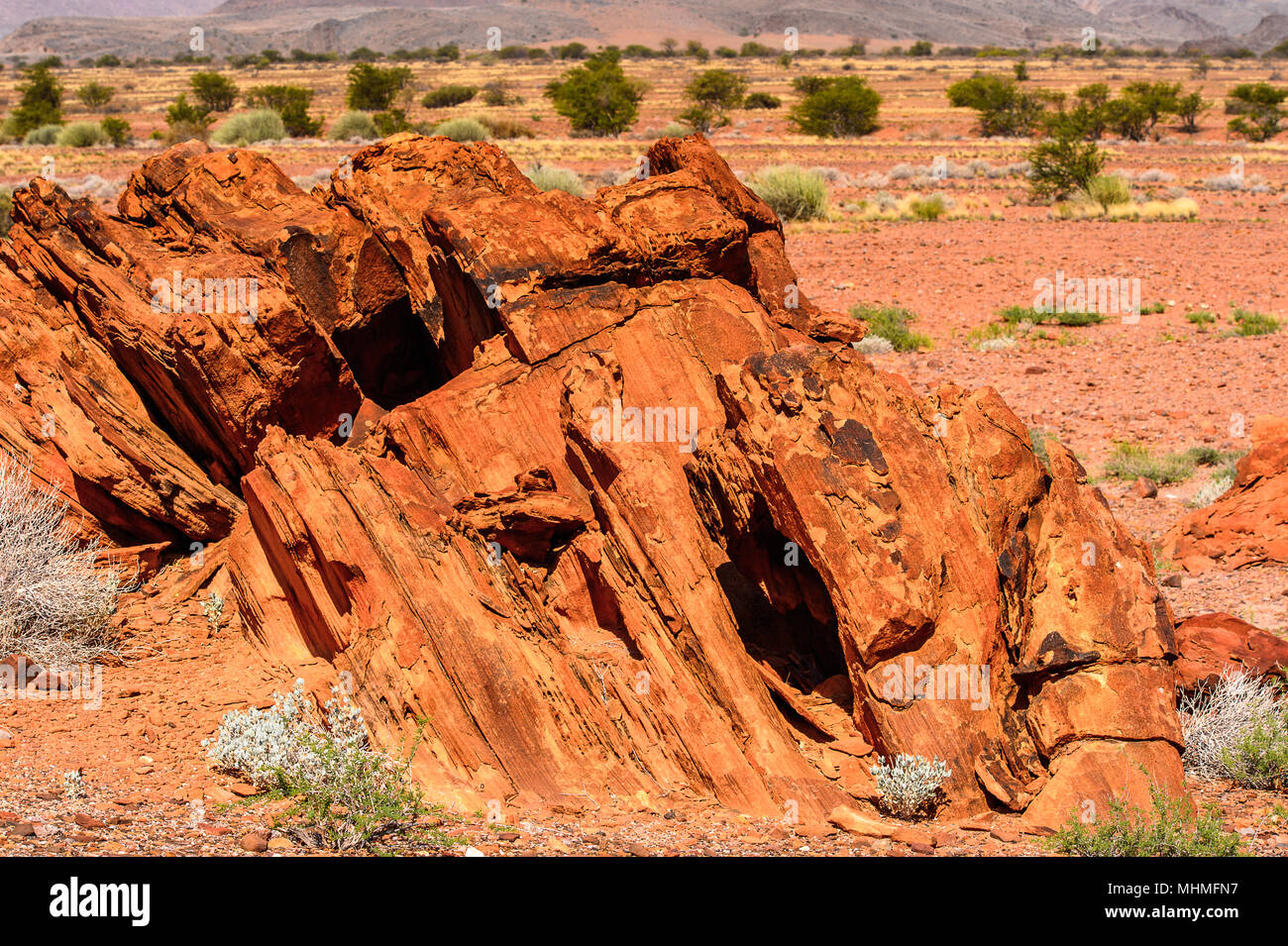 Rocks and stones of Twyfelfontein, Namibia Stock Photo - Alamy