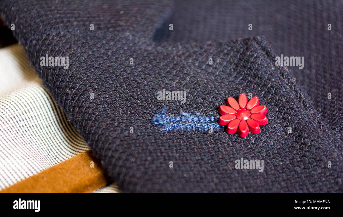 Closeup of suit pin for business or formal wear Stock Photo - Alamy