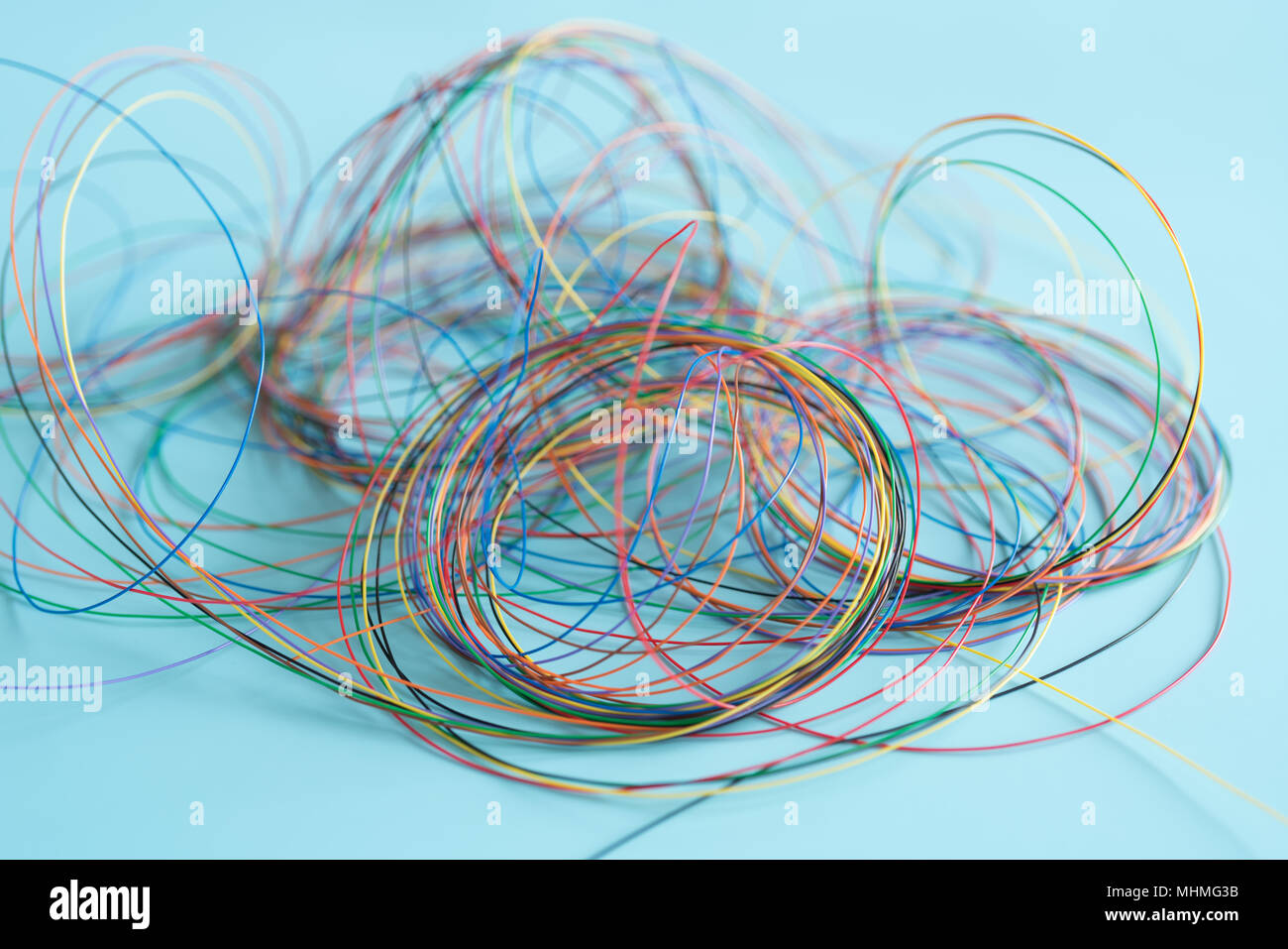 Electrical wiring electrical installation of cabling Stock Photo - Alamy
