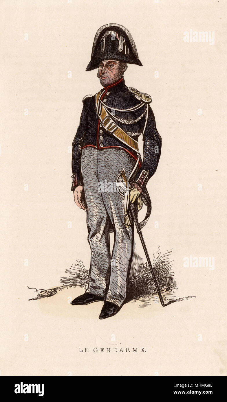 Gendarme uniform hi-res stock photography and images - Alamy