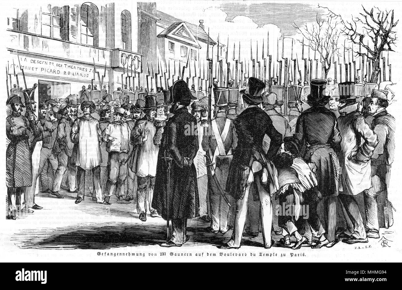 19th century police arresting hi-res stock photography and images - Alamy