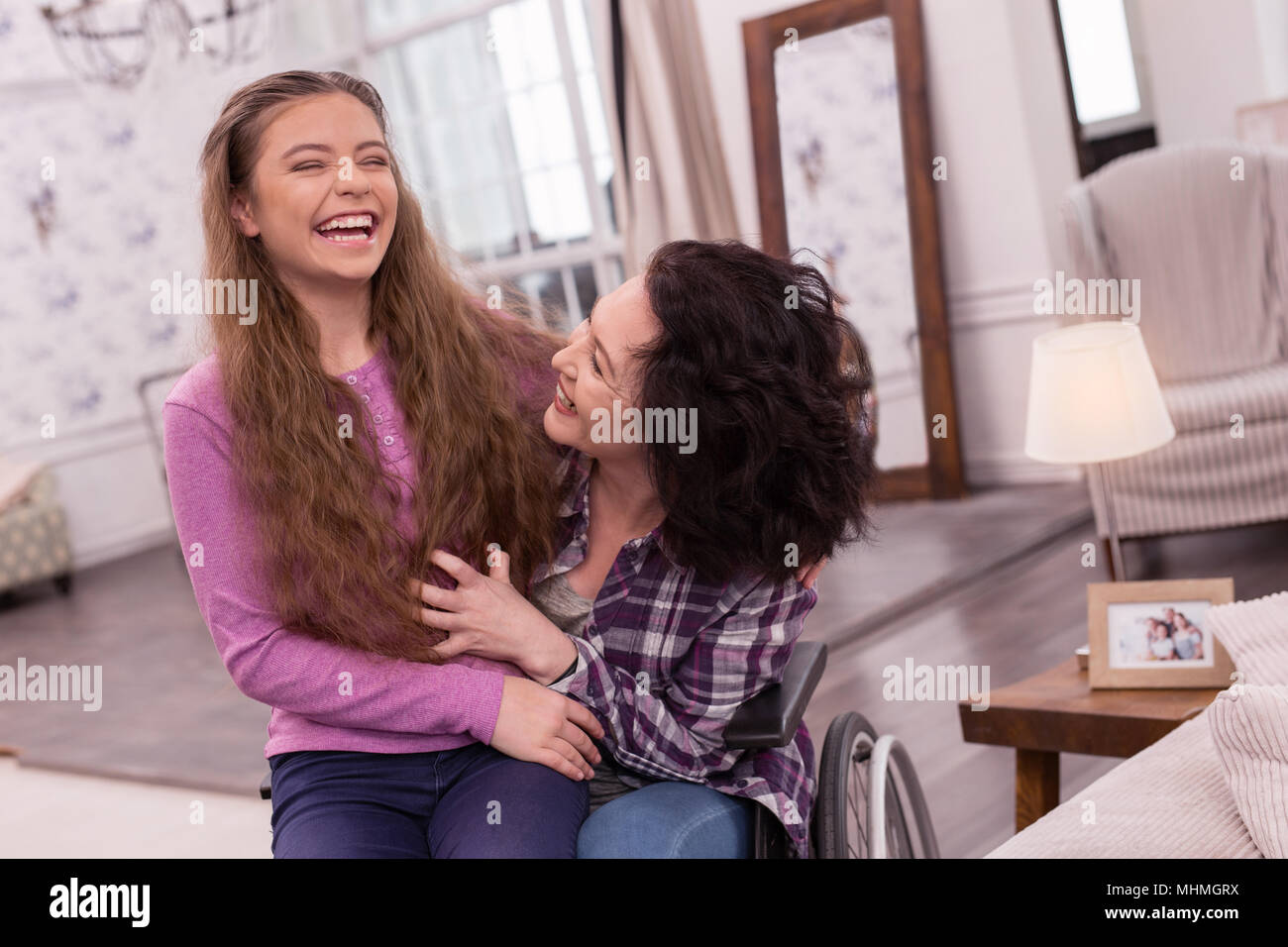 Telling jokes hi-res stock photography and images - Alamy