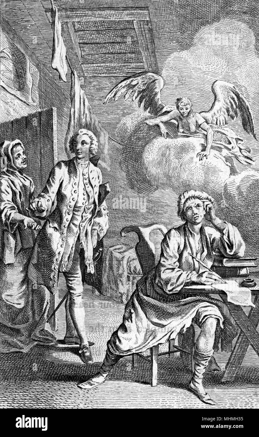 Work or skill of a poet Black and White Stock Photos & Images - Alamy