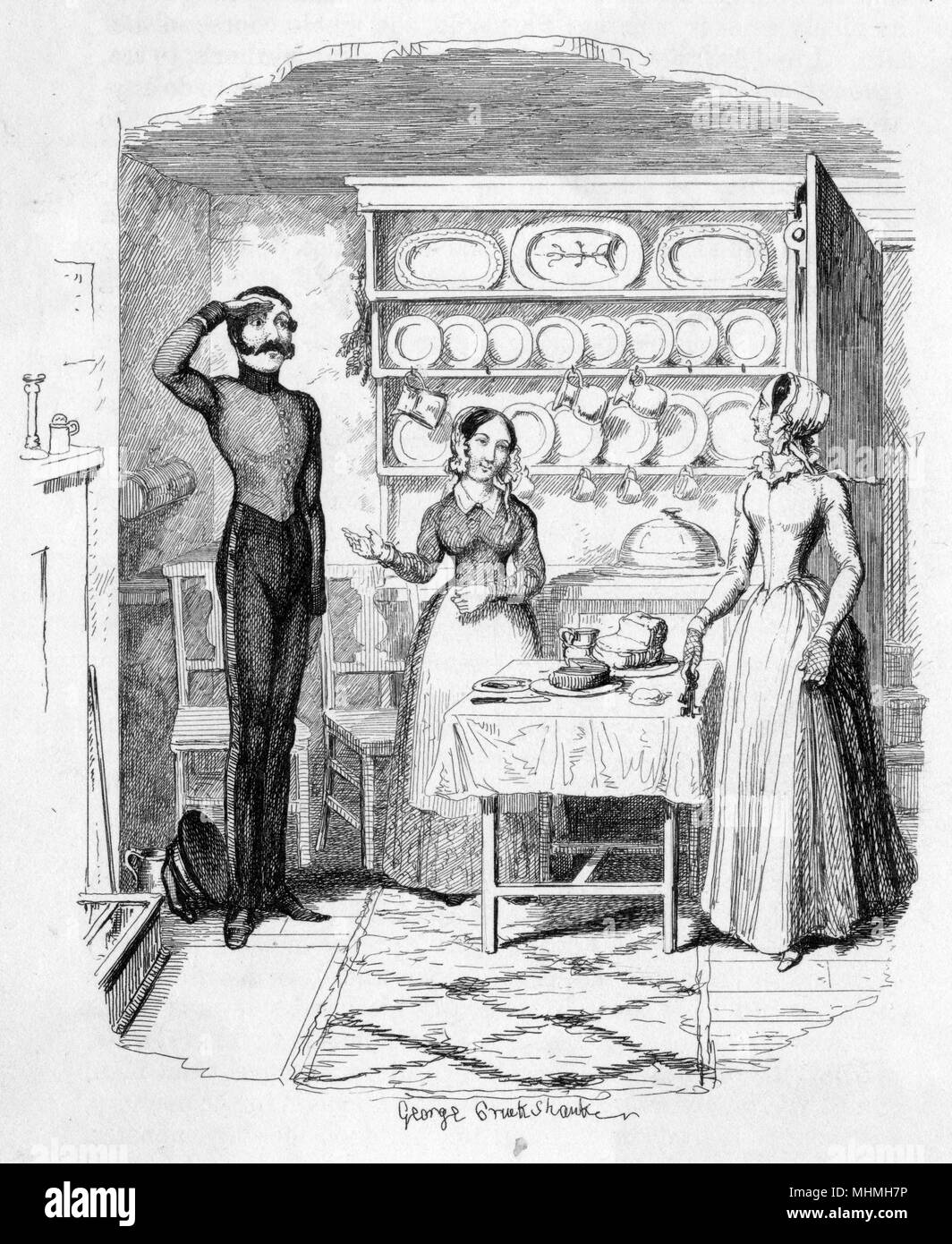 Kitchen and cooks Black and White Stock Photos & Images - Alamy