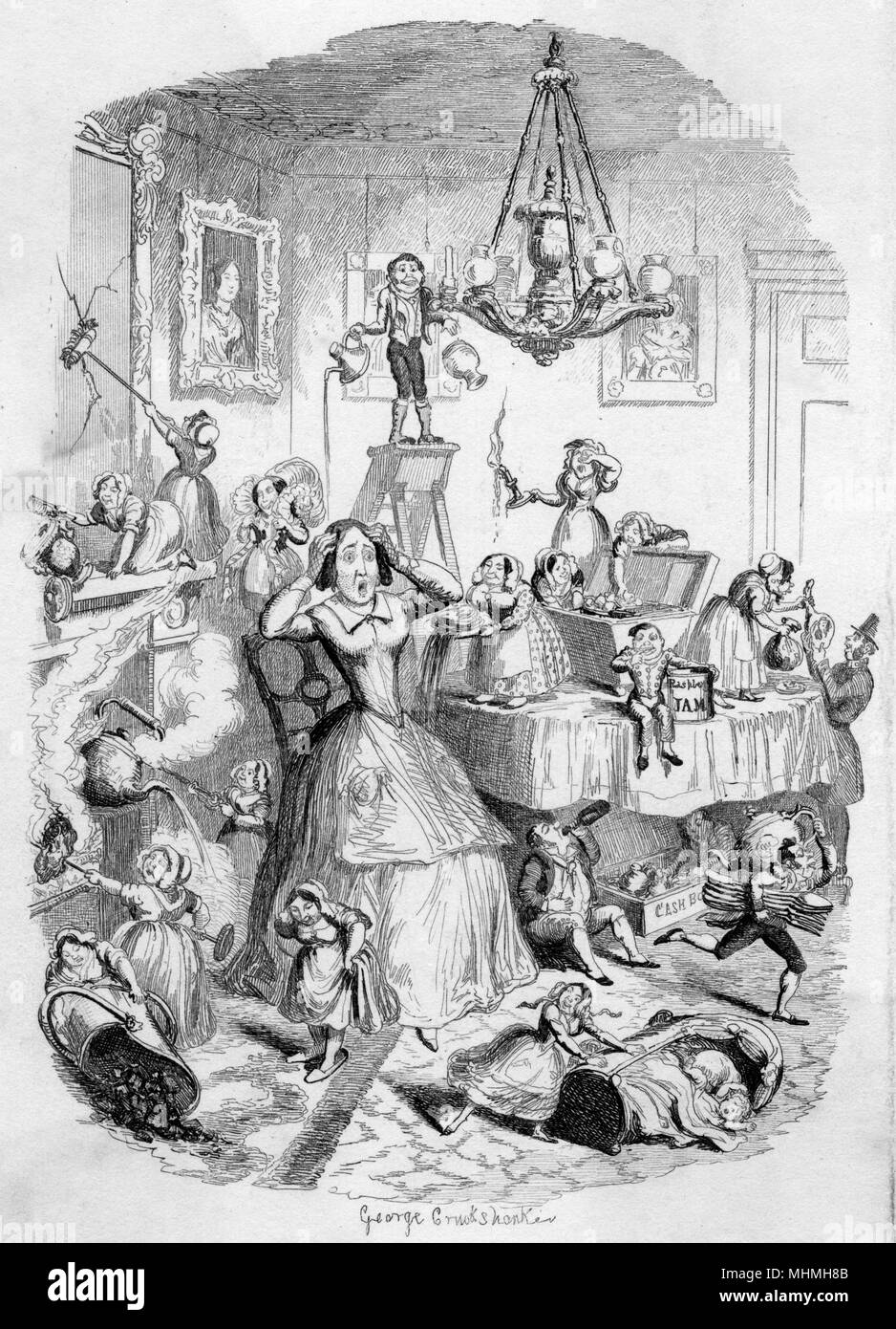 Domestic servants Black and White Stock Photos & Images - Alamy