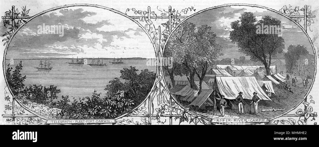 Overland telegraph Black and White Stock Photos & Images - Alamy