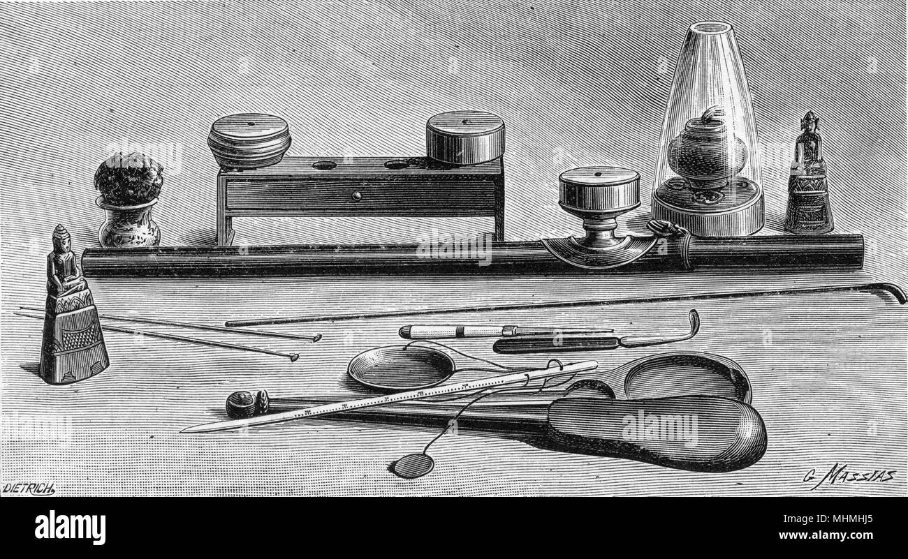 OPIUM SMOKING TOOLS Stock Photo - Alamy