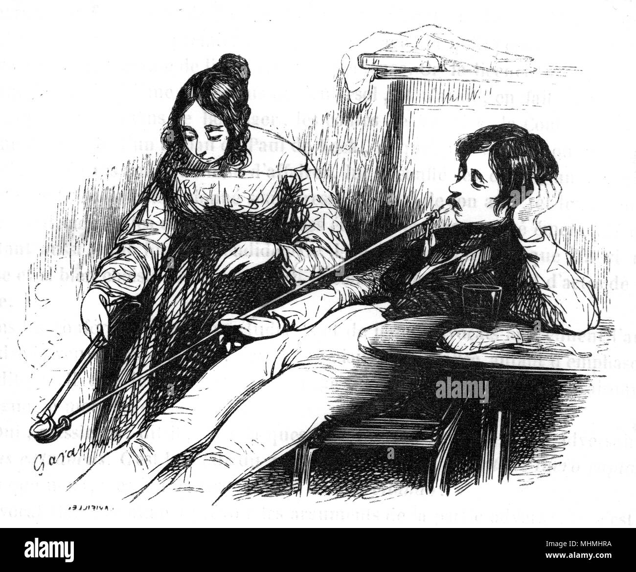 A man smoking a pipe Cut Out Stock Images & Pictures - Alamy