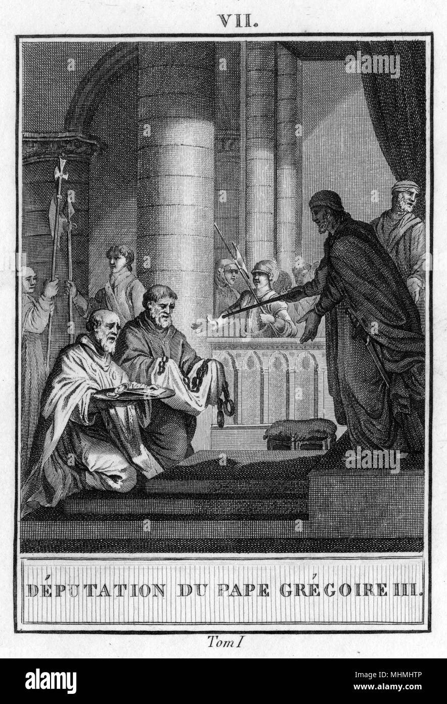 DEPUTATION FROM POPE Stock Photo - Alamy