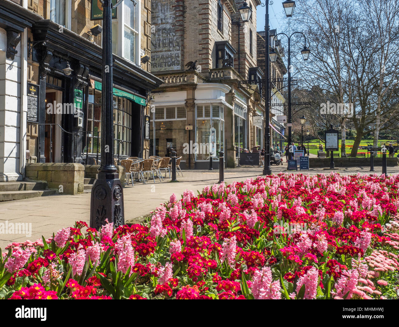 Montpellier Quarter in Spring Harrogate North Yorkshire England Stock ...