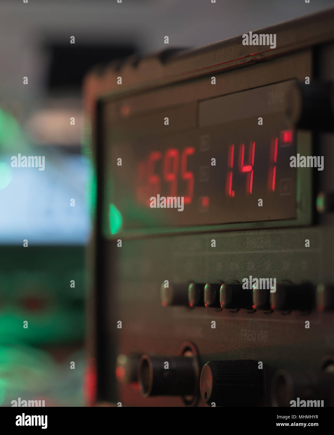 display of electronic measuring instrument Stock Photo - Alamy