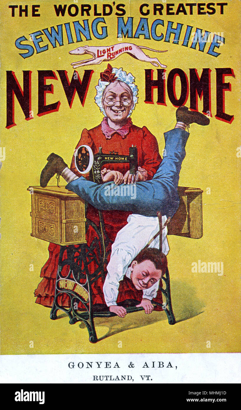 NEW HOME SEWING MACHINE Stock Photo - Alamy