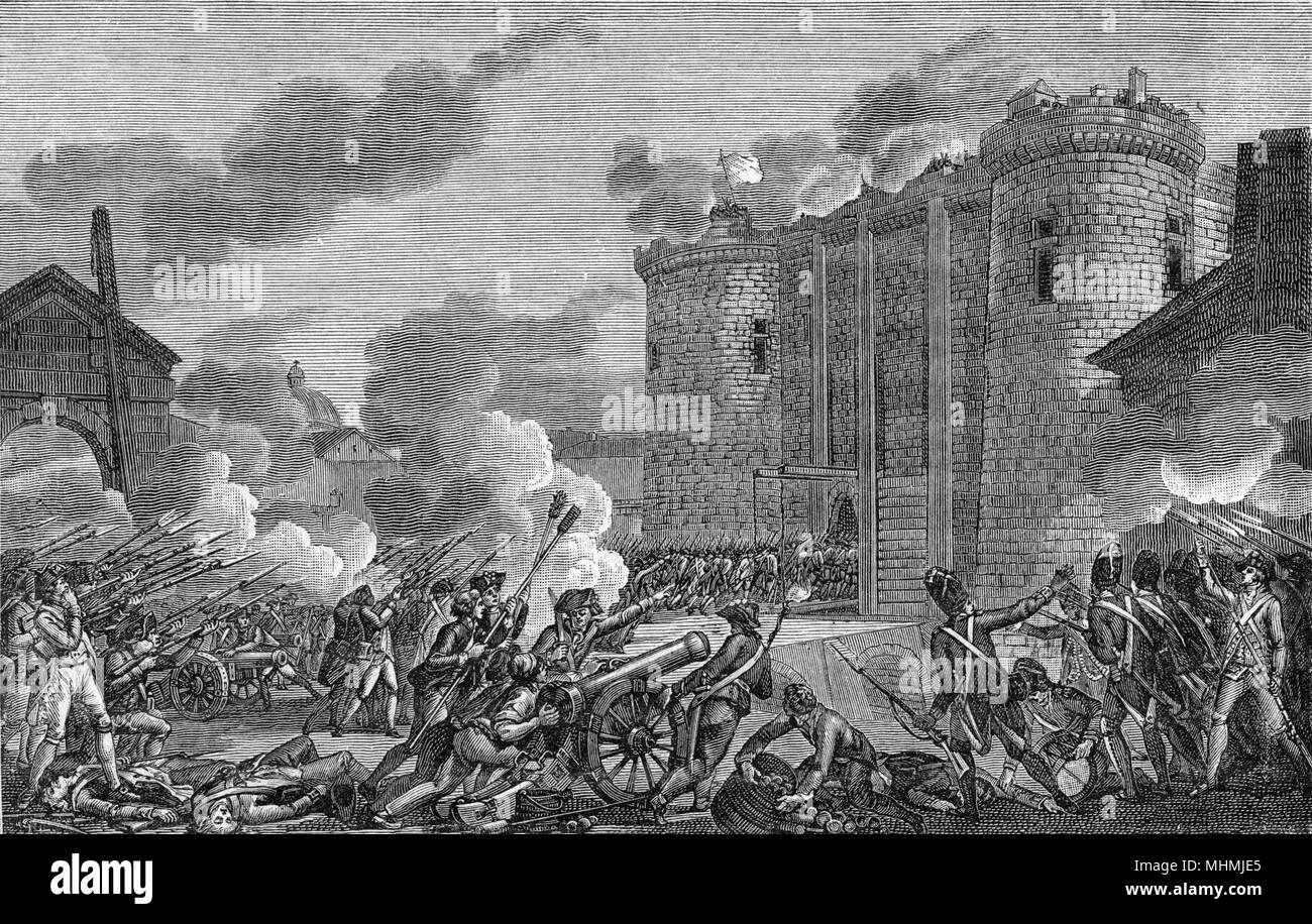 FALL OF THE BASTILLE Stock Photo - Alamy