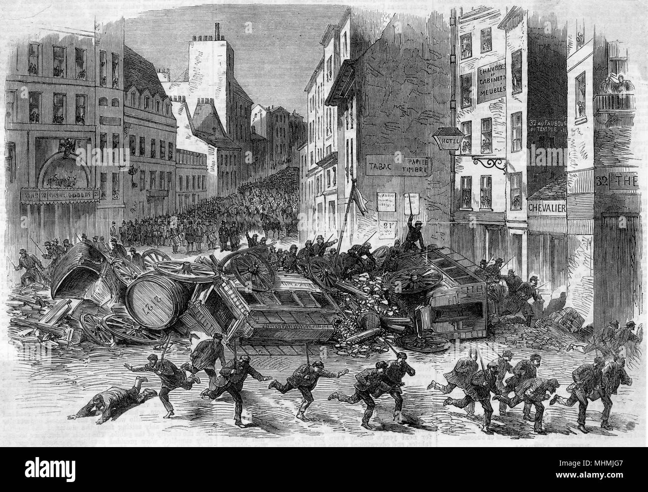 Paris Commune Barricade High Resolution Stock Photography and Images ...