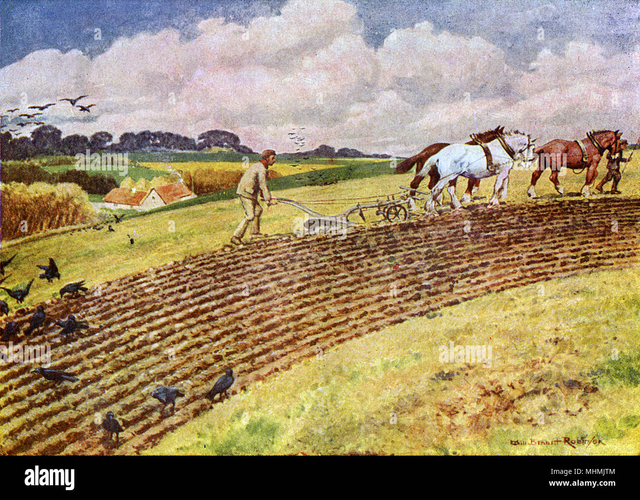 Horse and plough hi-res stock photography and images - Alamy