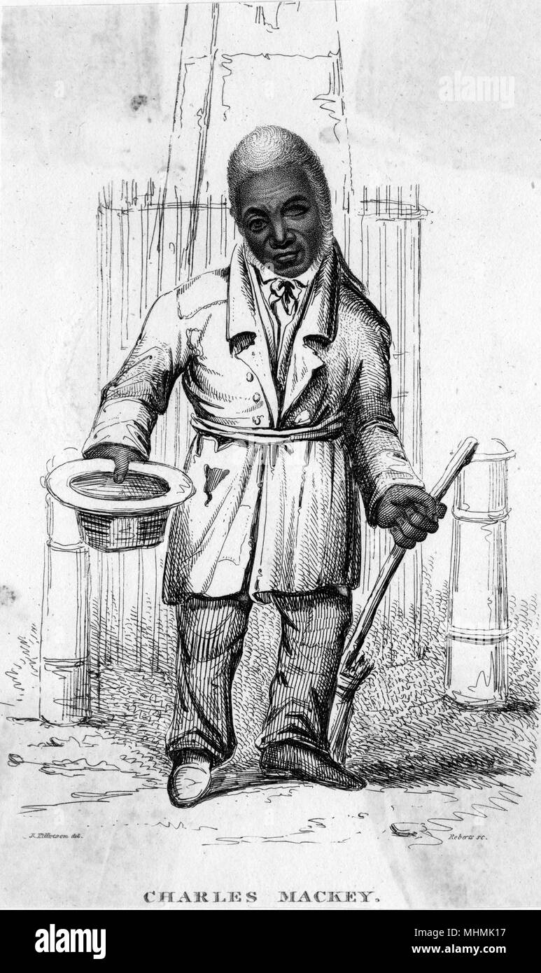 BEGGAR - CHARLES MACKEY Stock Photo - Alamy