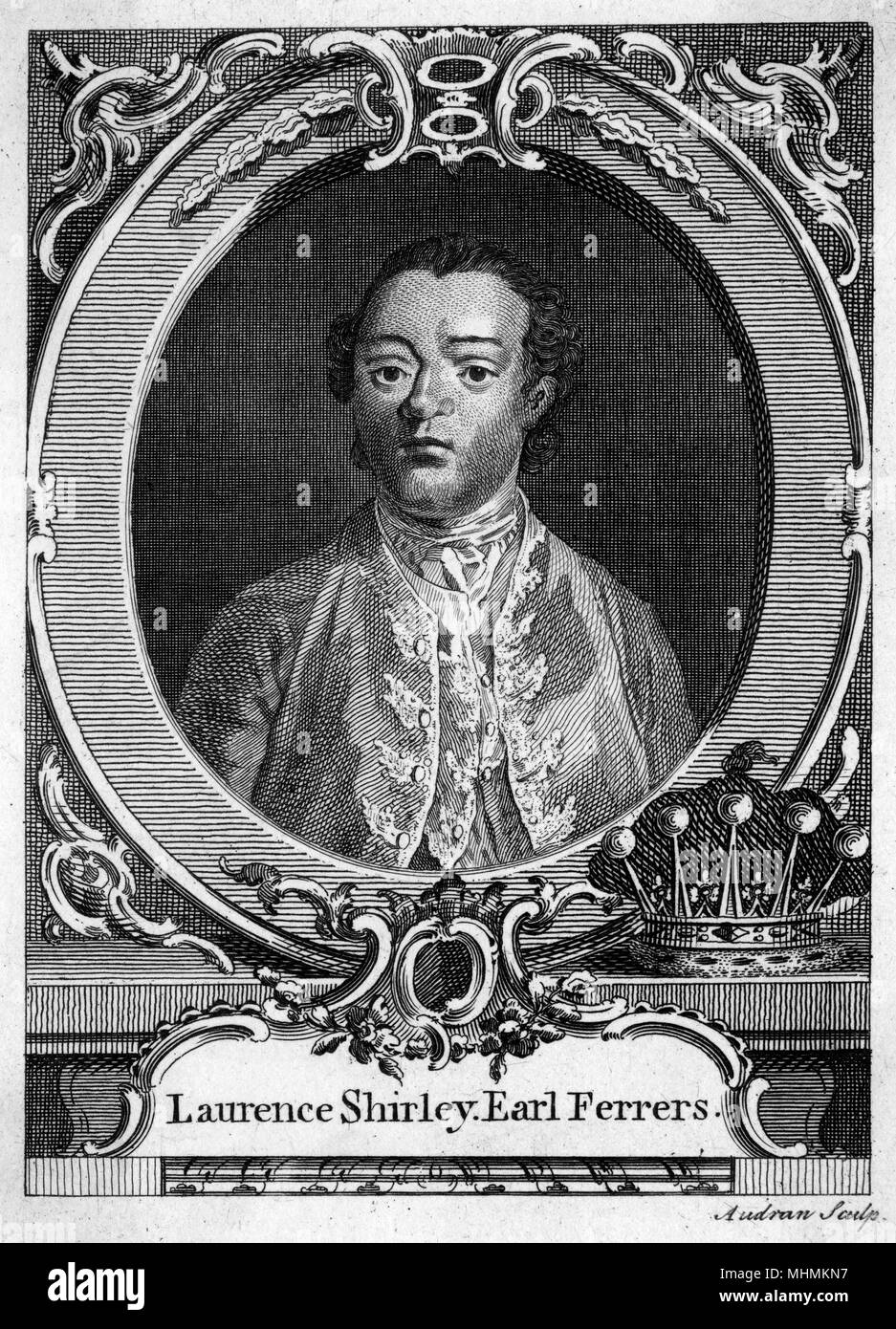 EARL OF FERRERS/1760 Stock Photo - Alamy