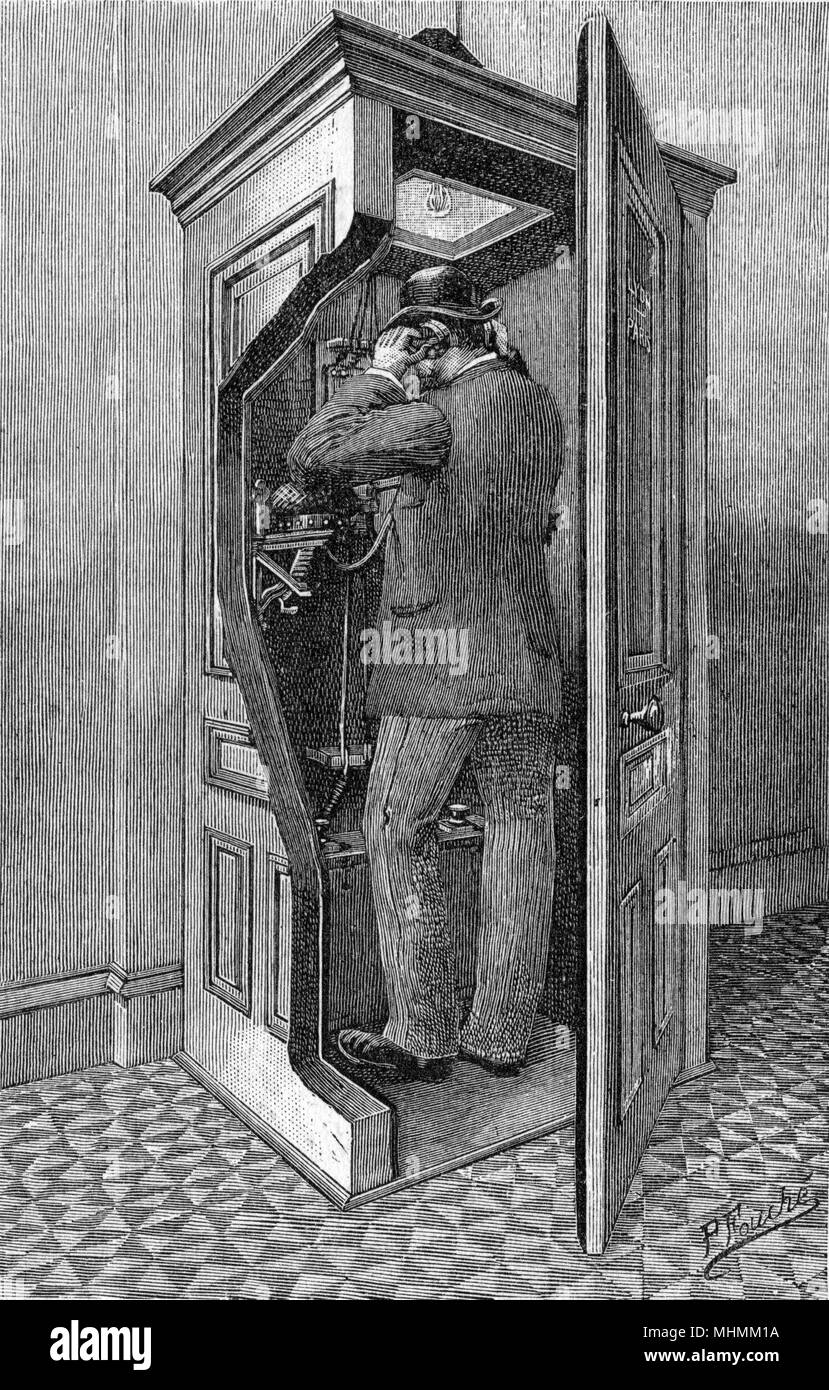 Box telephone 19th century hi-res stock photography and images - Alamy